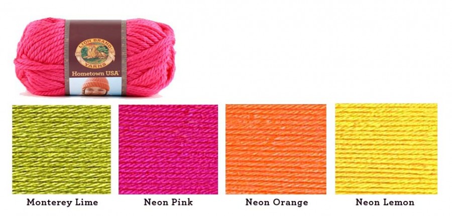 Yay for New Neons! (In Hometown USA) | Lion Brand Notebook