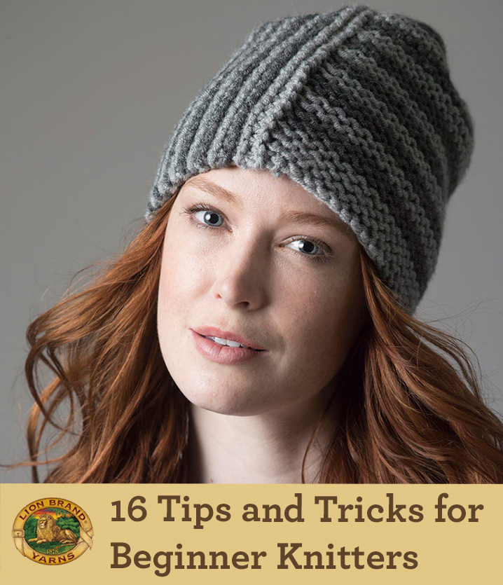 16 Tips and Tricks for Beginner Knitters! | Lion Brand Notebook