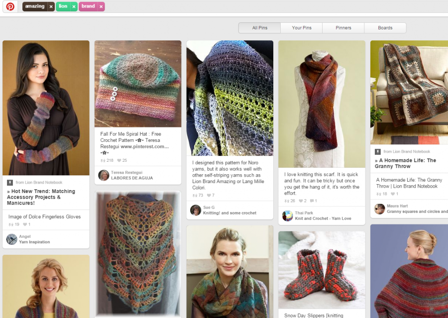How To Use Pinterest to Find the Perfect Pattern | Lion Brand Notebook