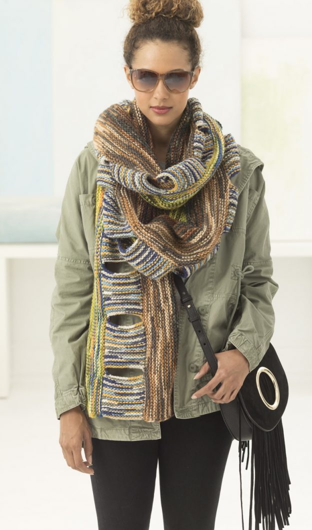 Look Like a Celebrity with Our Super Scarves | Lion Brand Notebook