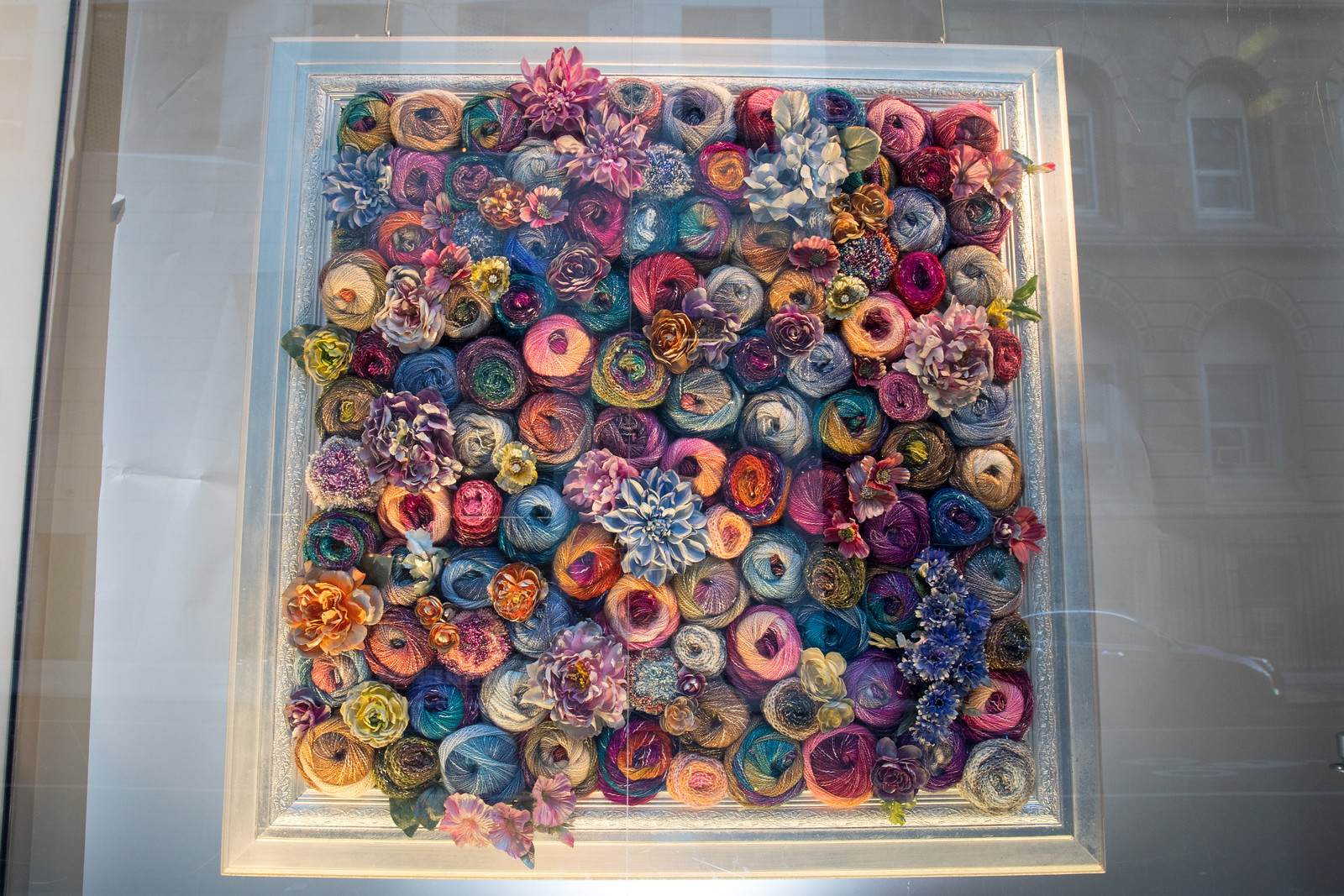 The Studio's New Window is a Spring Wonderland | Lion Brand Notebook